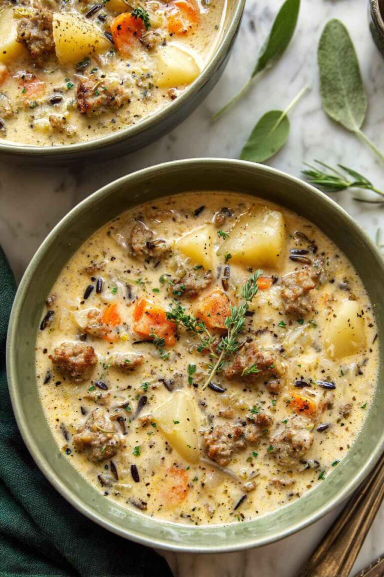 Comforting Potato and Sausage Chowder