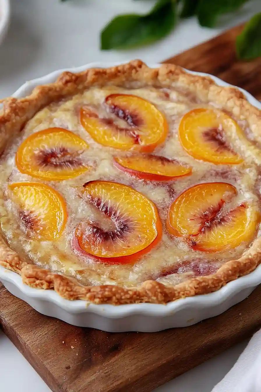 Buttery Nectarine Pie - Alrightwithme