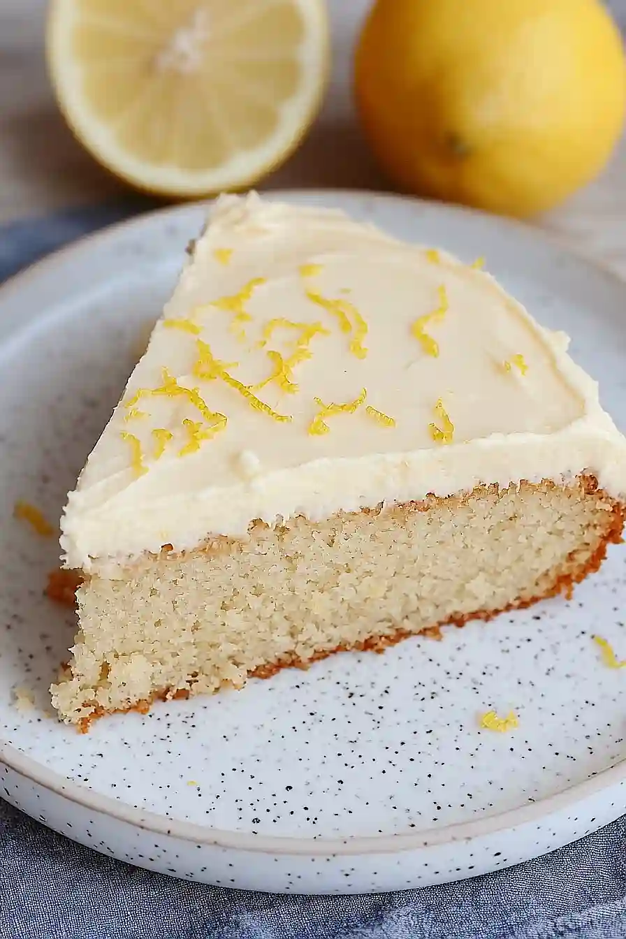 Perfect Single Layer Lemon Cake
