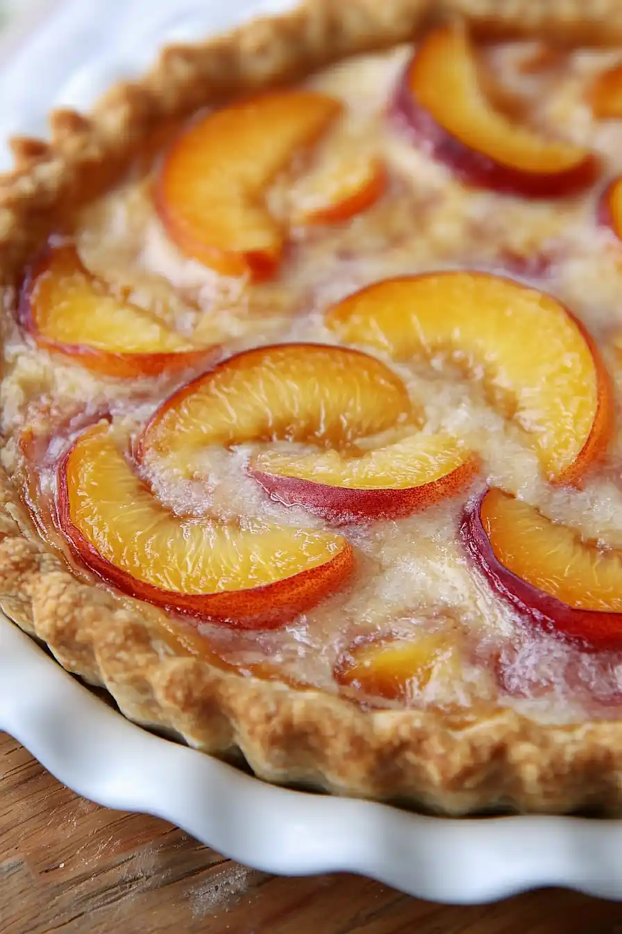 Buttery Nectarine Pie - Alrightwithme