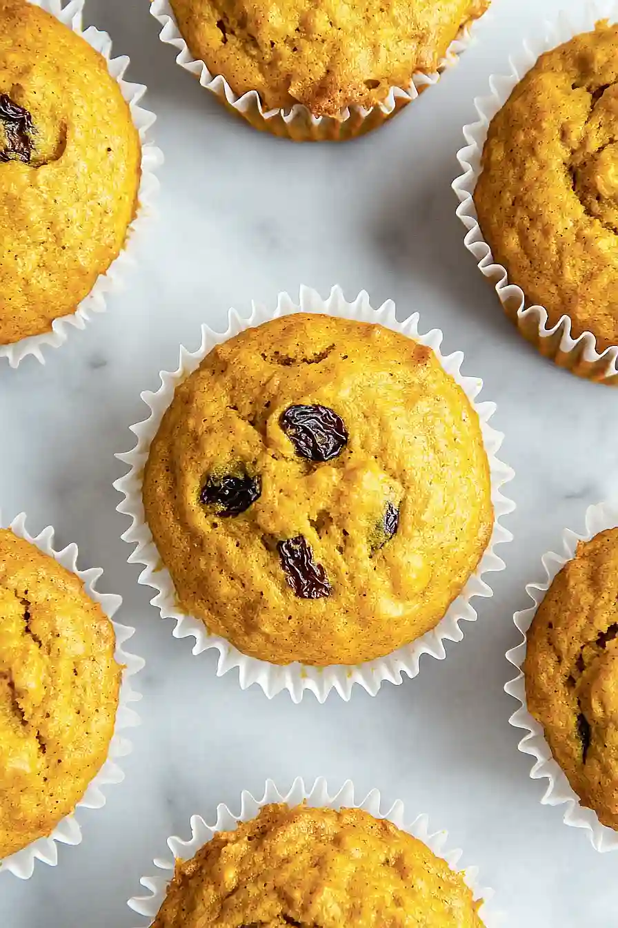 Mouthwatering Pumpkin Raisin Muffins - Alrightwithme