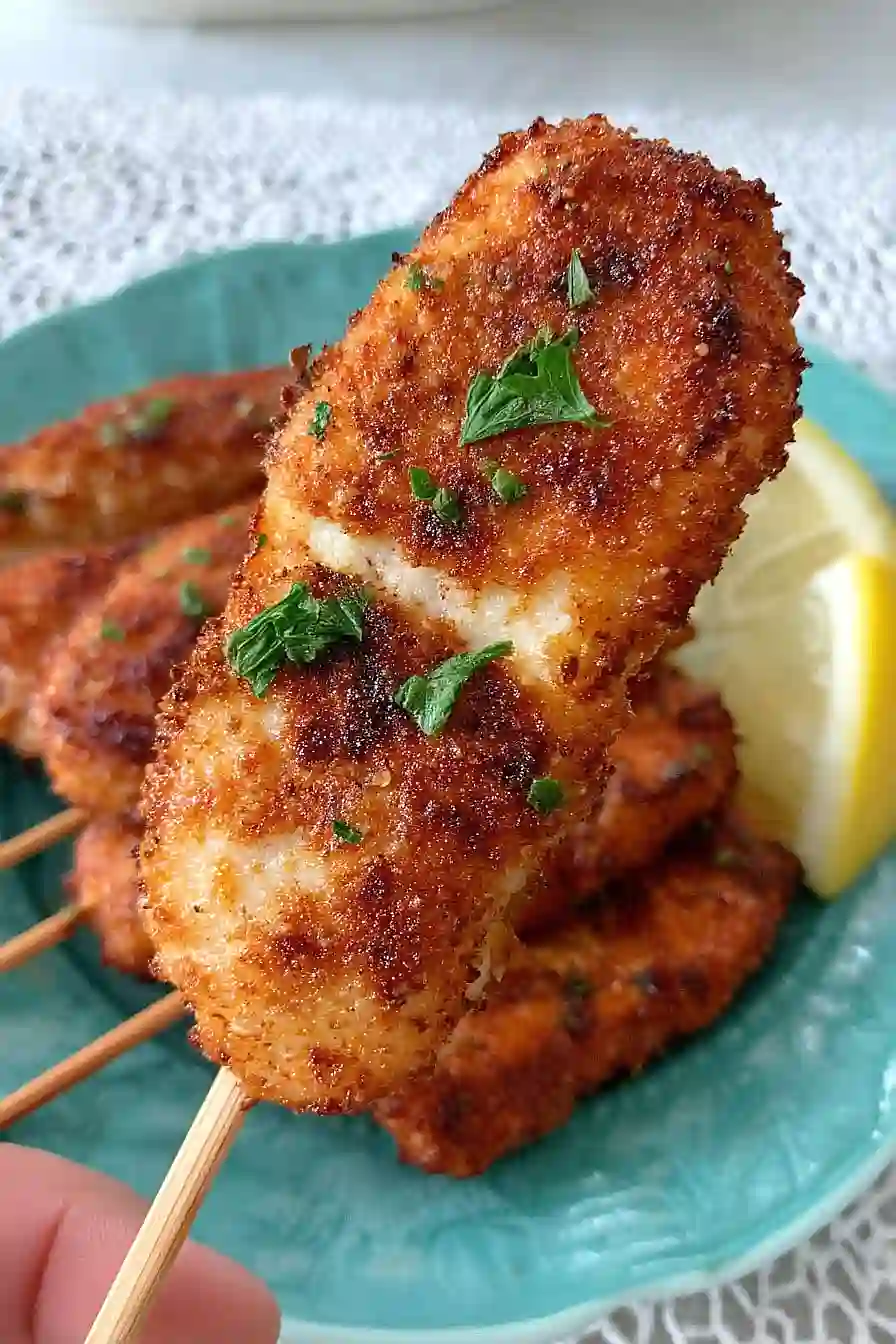 Mouthwatering Fried Chicken on a Stick - Alrightwithme