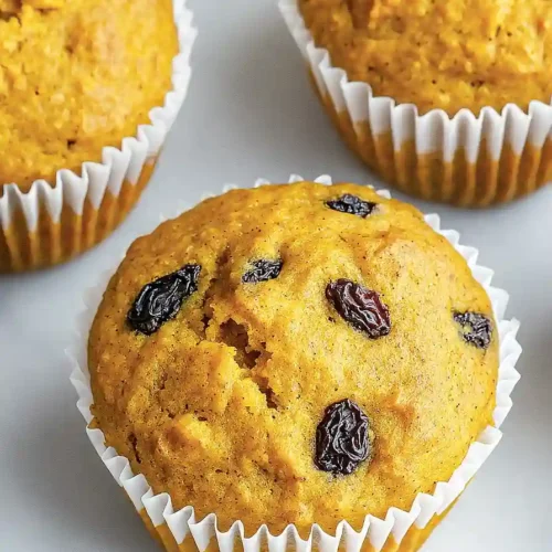 Mouthwatering Pumpkin Raisin Muffins - Alrightwithme