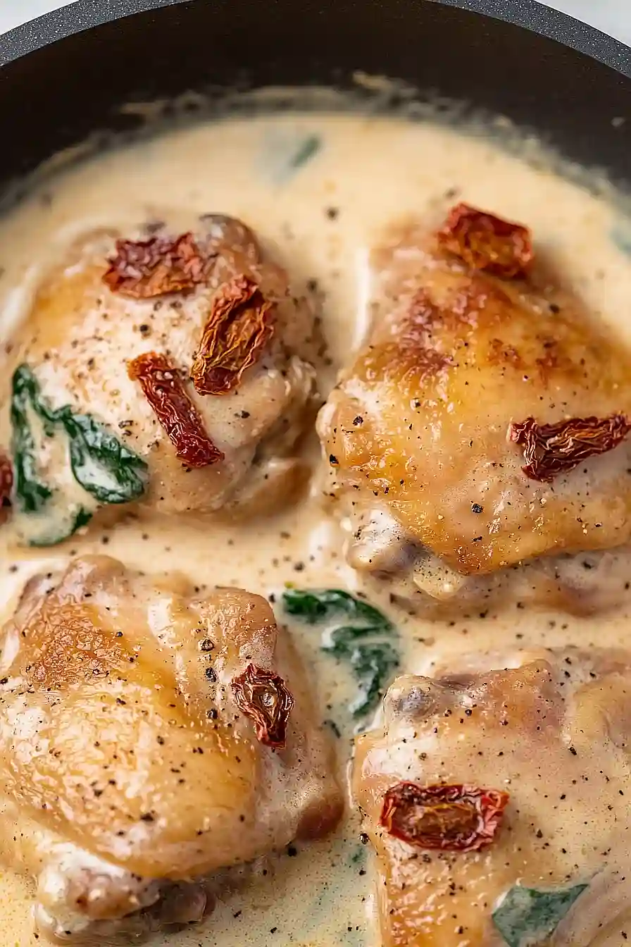 Tender Sun Dried Tomato Chicken Thighs - Alrightwithme