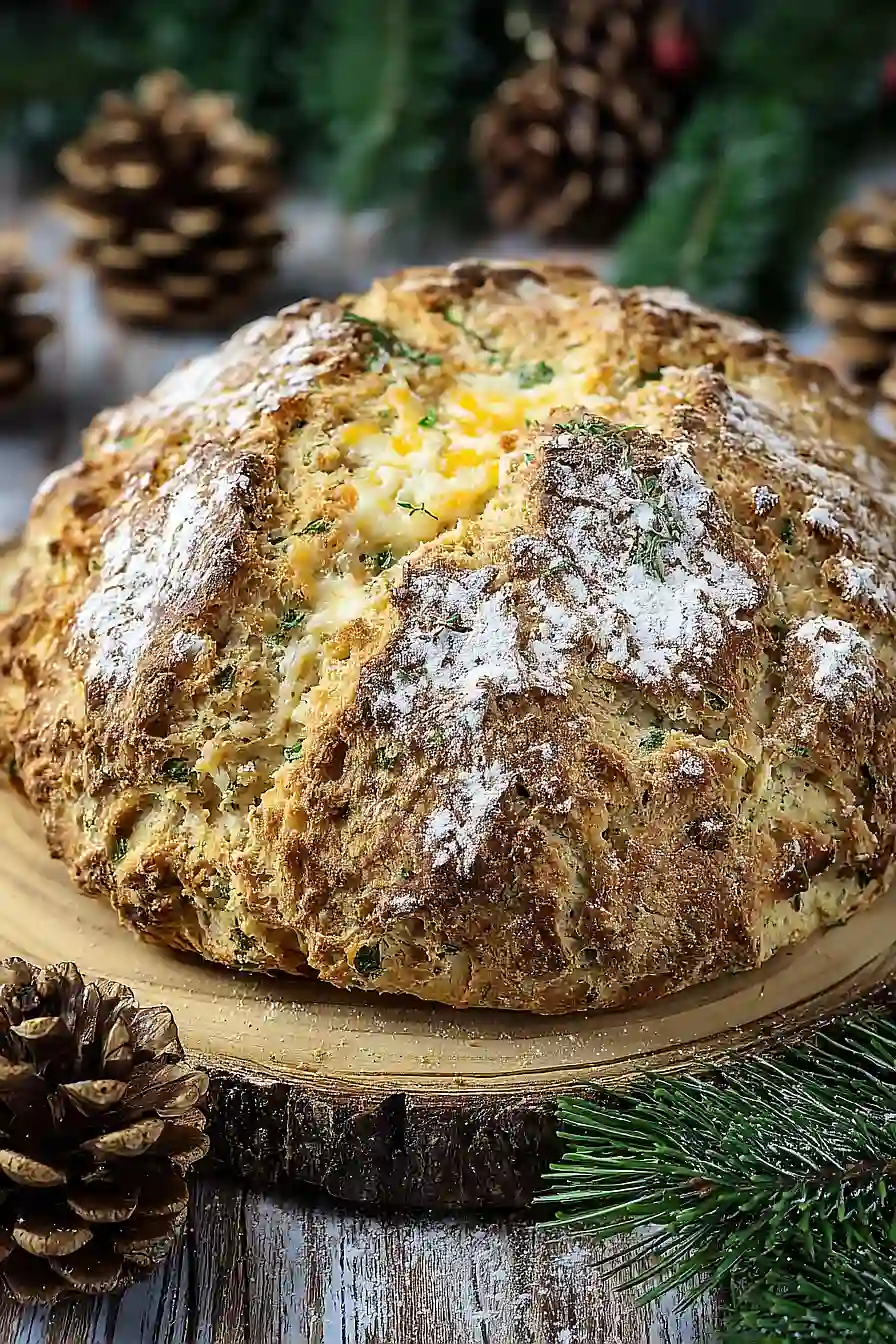 Cheesy Cheddar Soda Bread