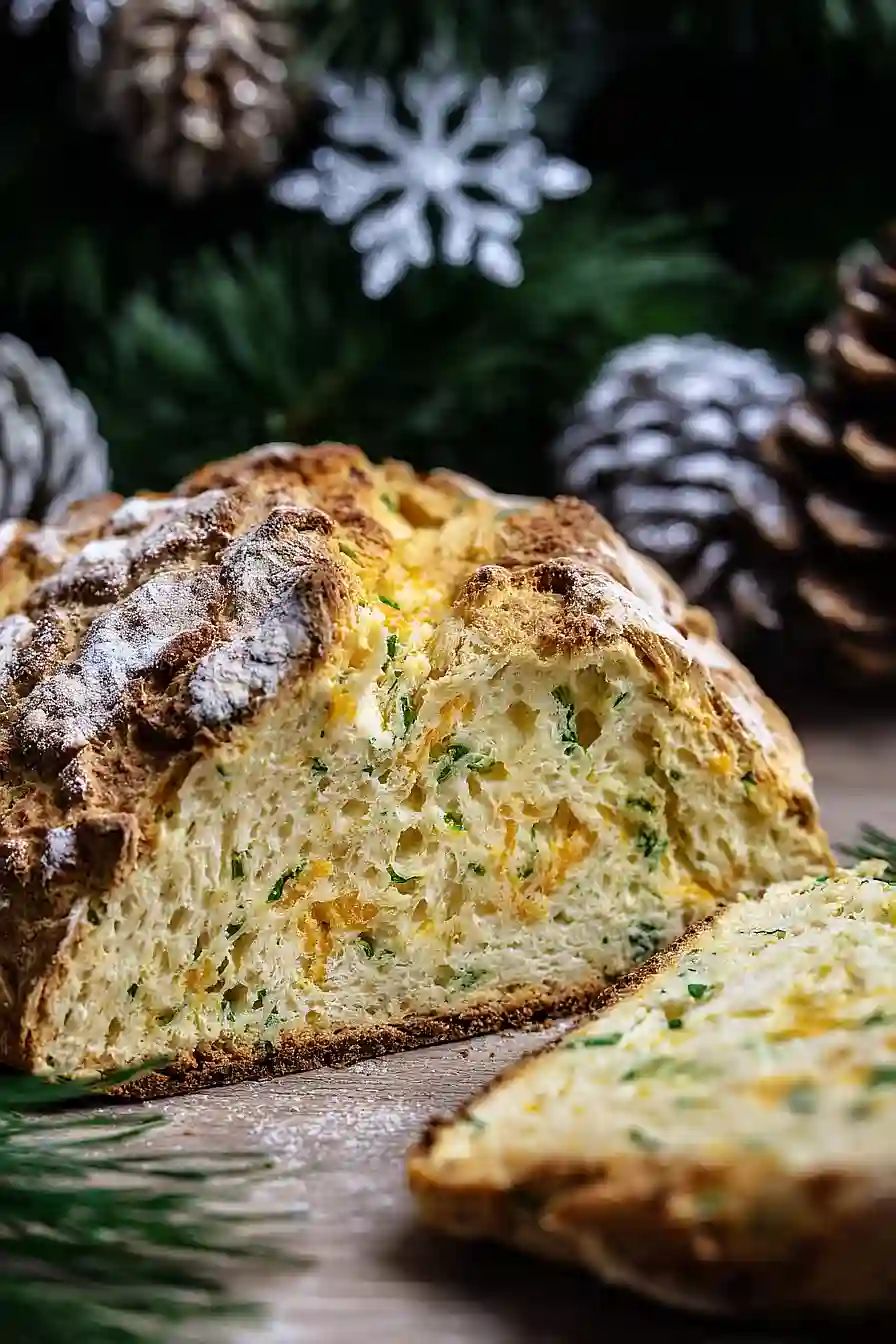 Cheesy Cheddar Soda Bread