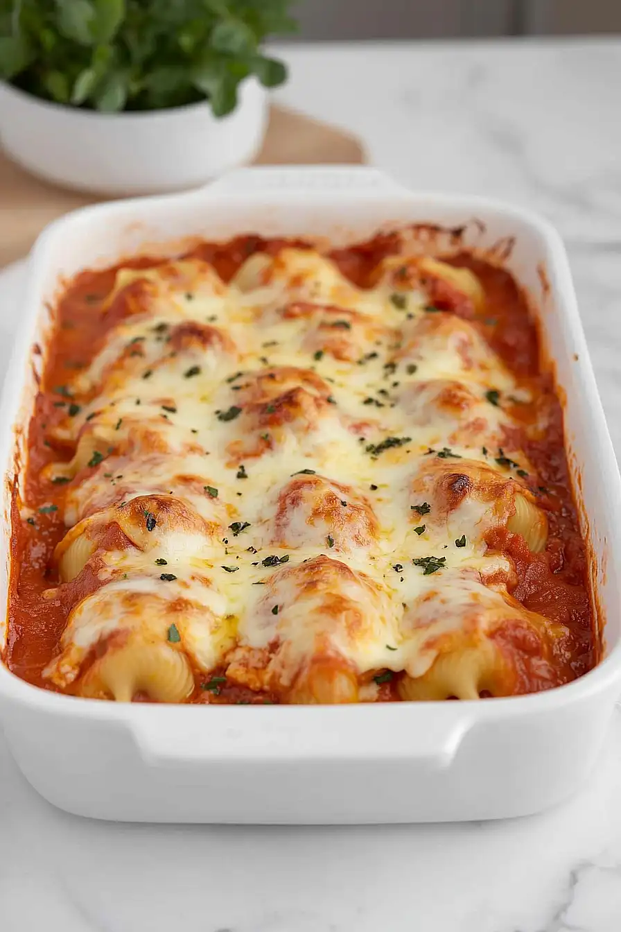 Easy Lasagna Jumbo Shells - Alrightwithme
