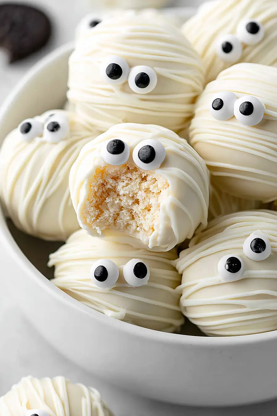 Irresistible Mummy Oreo Balls - Alrightwithme