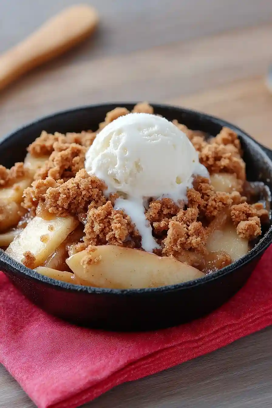 Homemade Graham Cracker Apple Crisp - Alrightwithme