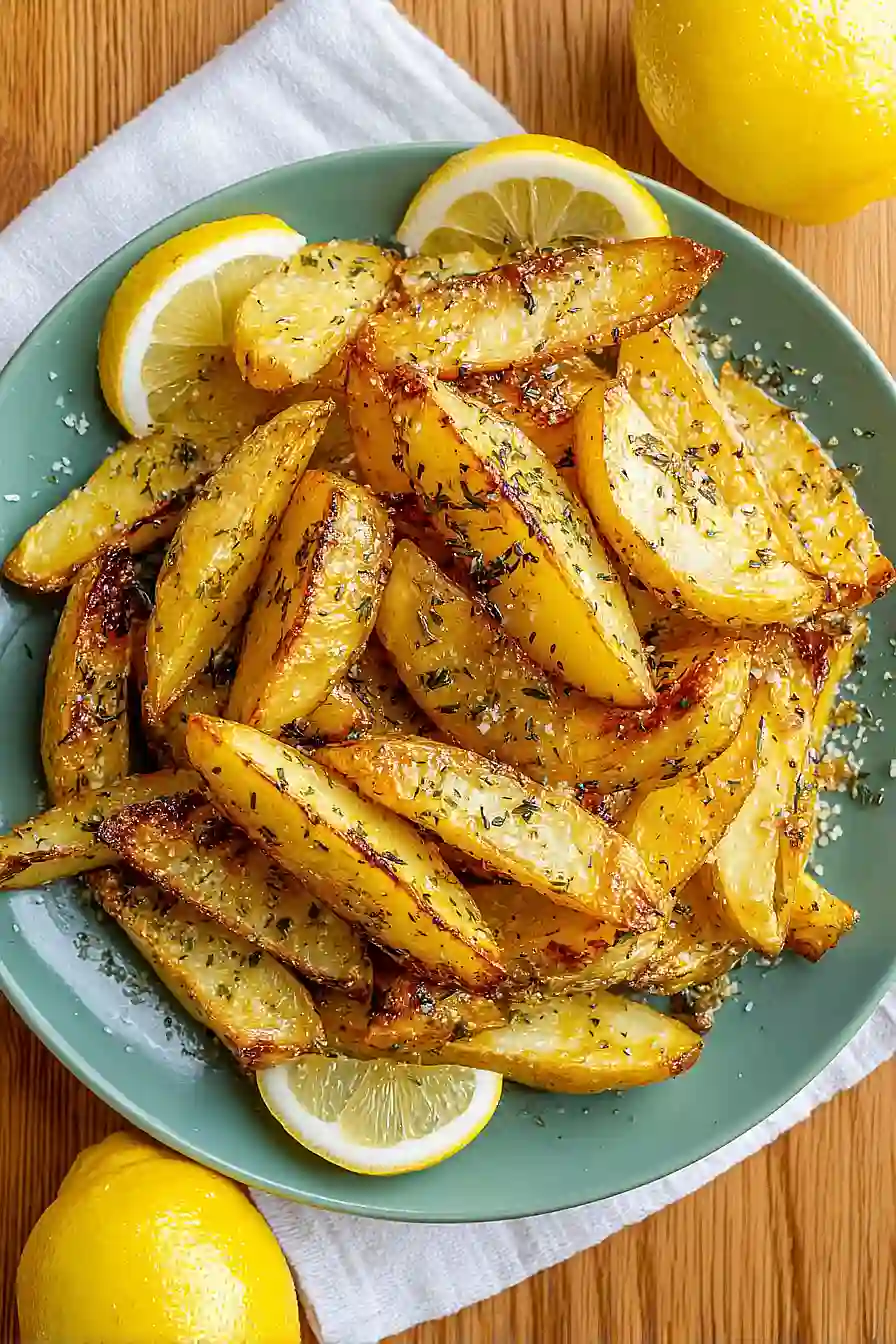 Perfect Crispy Greek Lemon Potatoes - Alrightwithme