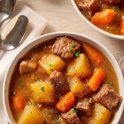 Rich Beef Stew for Two