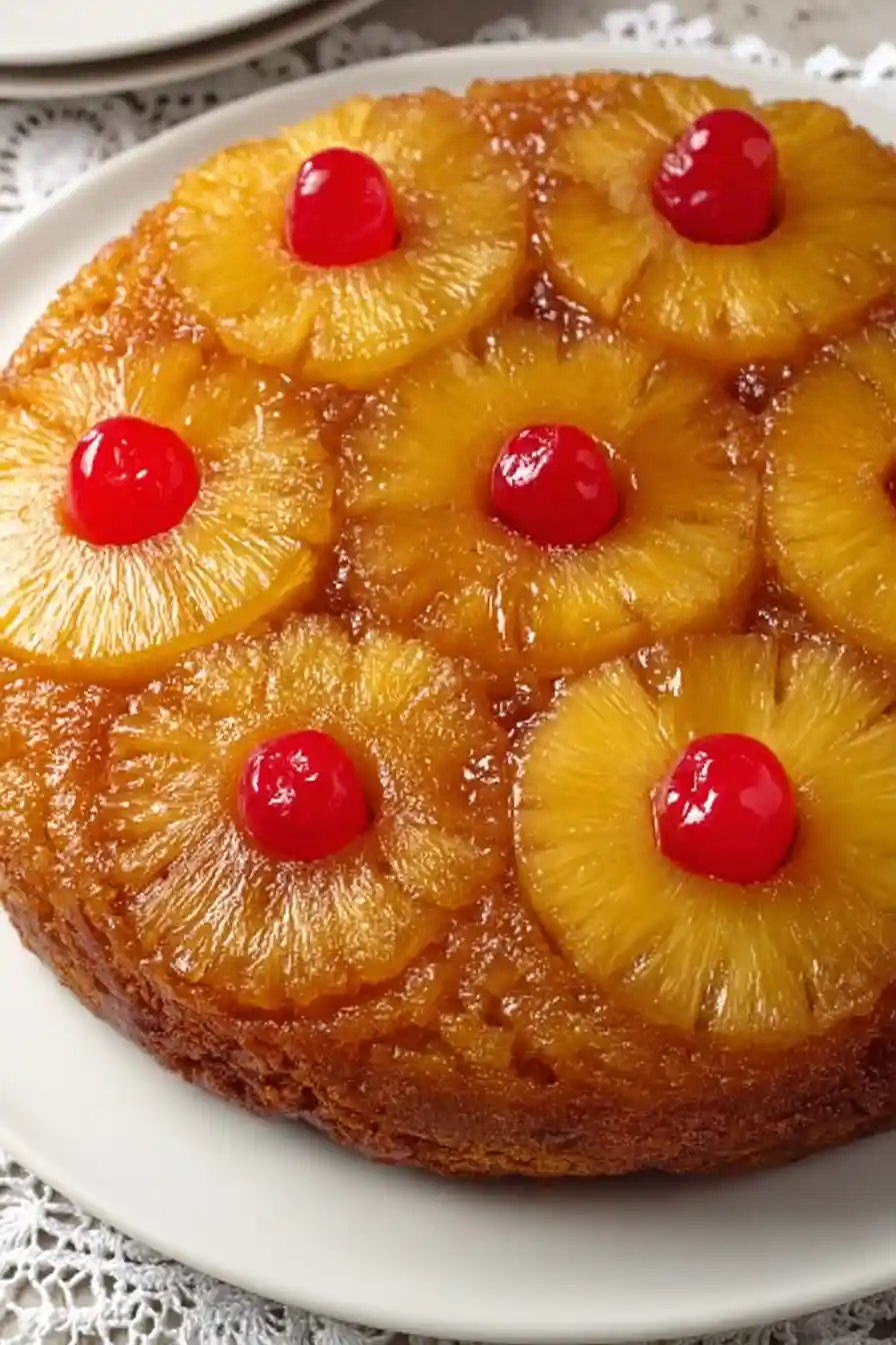 Classic Pineapple Upside Down Cake - Alrightwithme