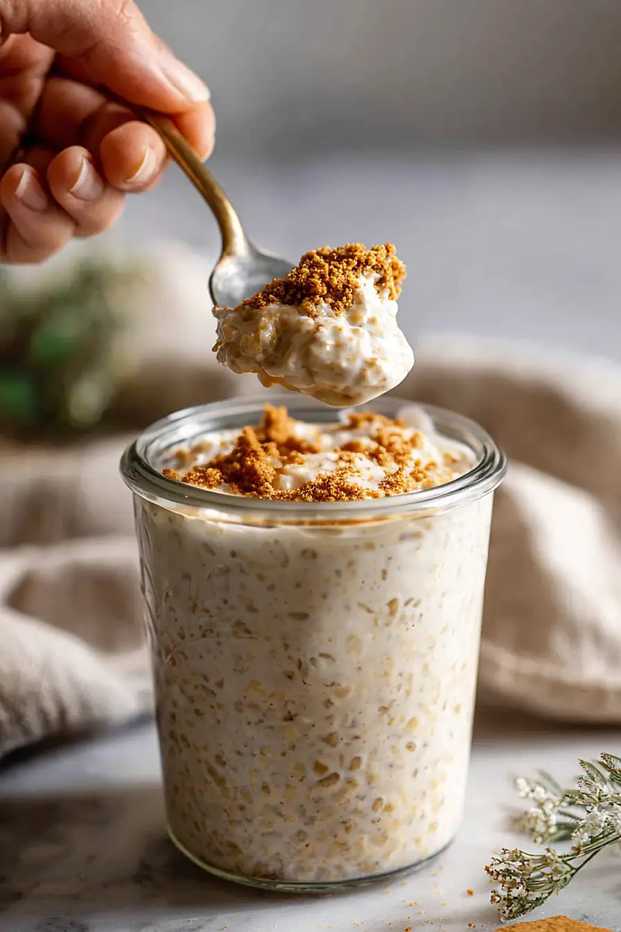 Homemade Biscoff Overnight Oats - Alrightwithme