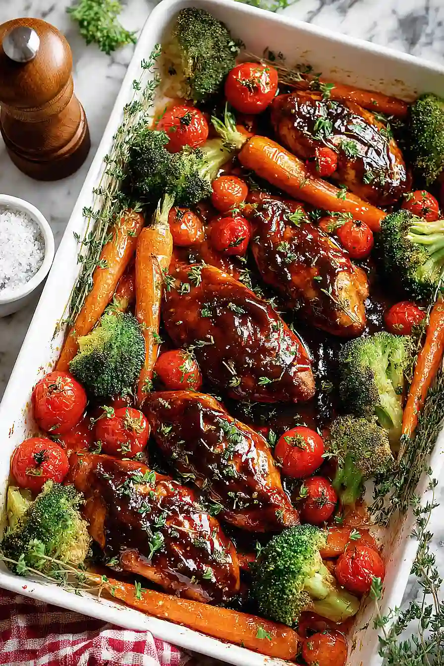 Simple One Pan Balsamic Chicken - Alrightwithme