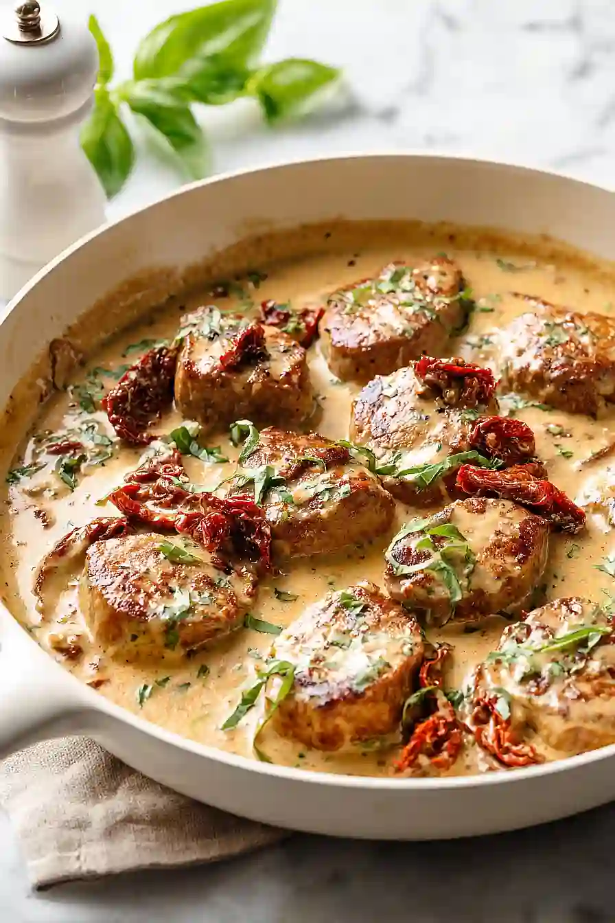 Sun-Dried Tomato Marry Me Pork Tenderloin - Alrightwithme