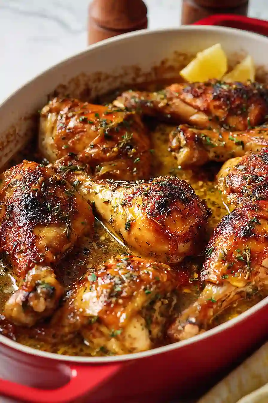 Easy Baked Lemon Butter Chicken - Alrightwithme