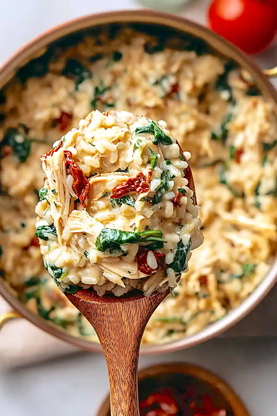 Comforting Marry Me Chicken Risotto - Alrightwithme