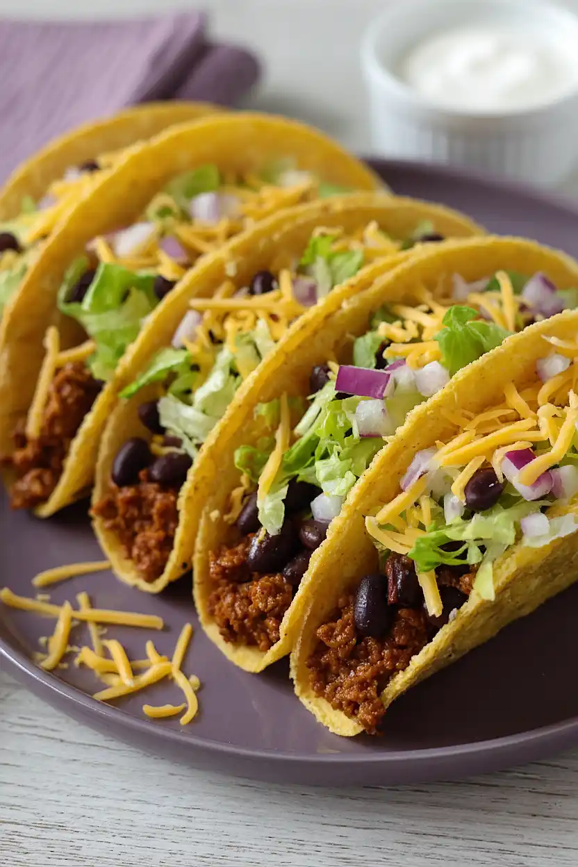 Easy Air Fryer Ground Turkey Tacos - Alrightwithme