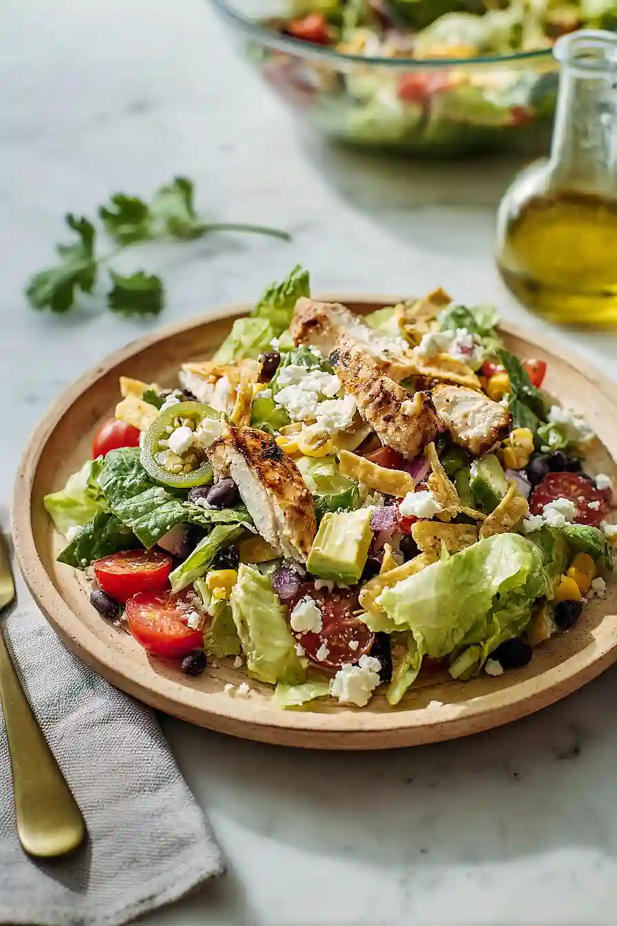 20-Minute Southwest Chicken Chopped Salad - Alrightwithme