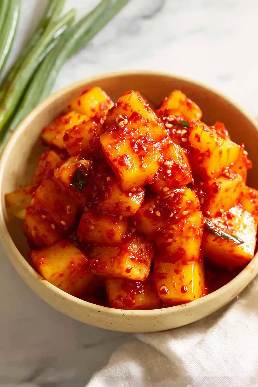 Crunchy Radish Kimchi